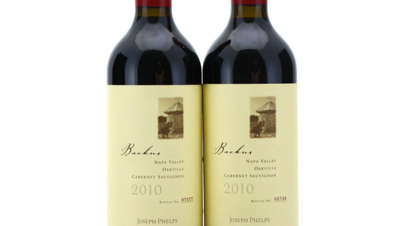 Joseph Phelps Vineyards Backus Cabernet Sauvignon 2010 x 2 Wine | Wine ...