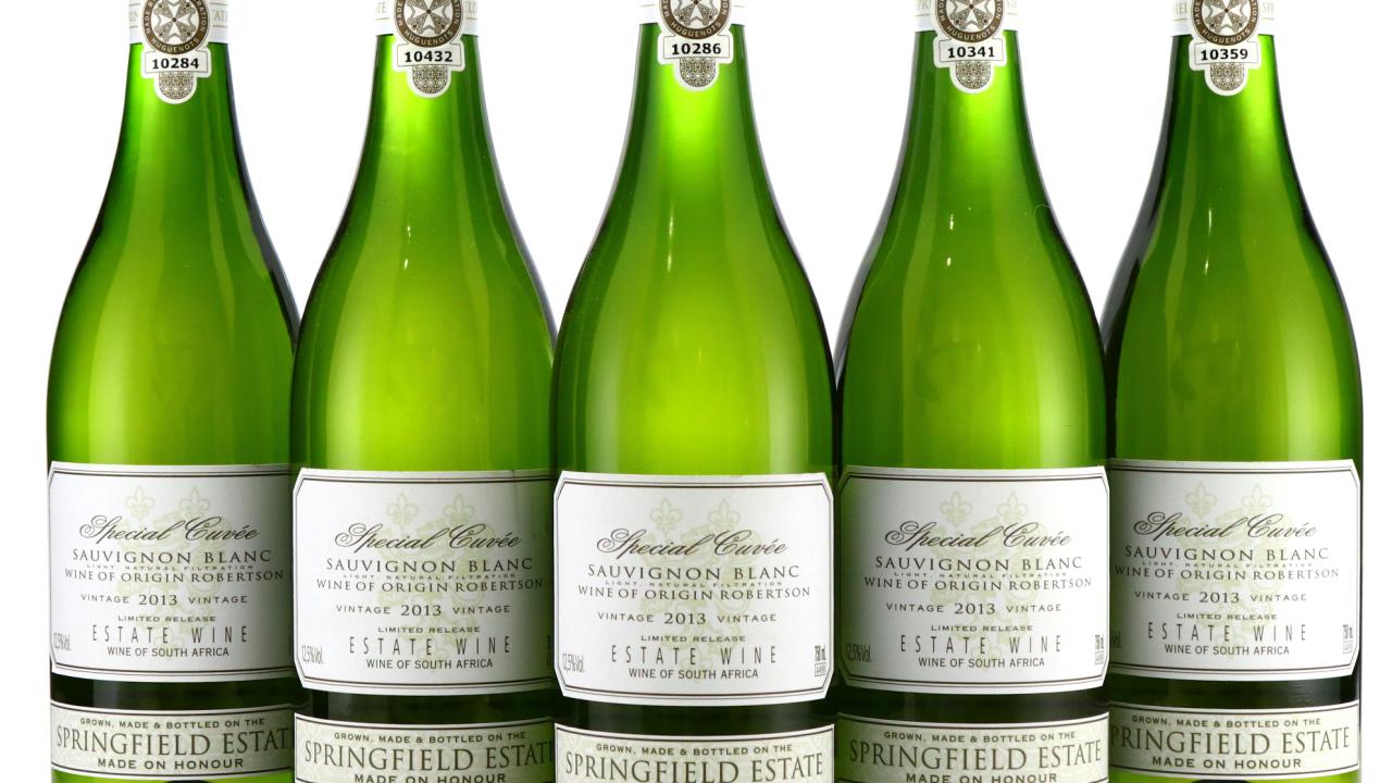 Springfield Special Cuvee Sauvignon Blanc 2013 Robertson Wine | Wine ...
