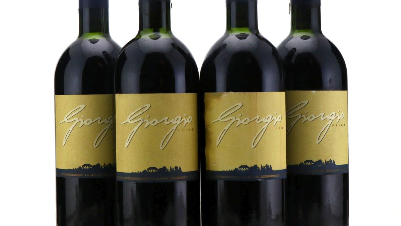 Fattoria La Massa Giorgio Primo 1997 Toscana Wine | Wine Auctioneer