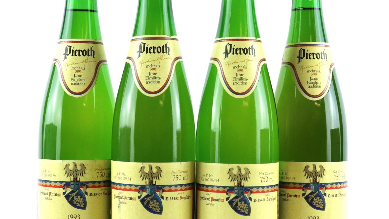 Pieroth Klusserather St.Michael Riesling 1993 Mosel Wine | Wine Auctioneer