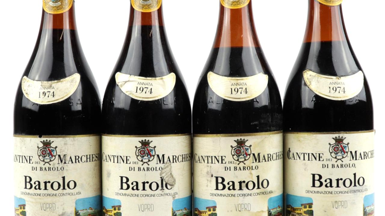 Marchesi Di Barolo 1974 Barolo Wine | Wine Auctioneer