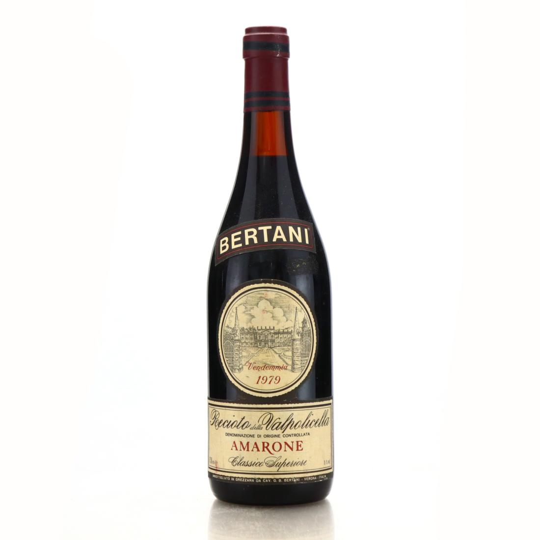 Bertani Recioto Della Valpolicella 1979 Verona Classico Superiore Wine ...