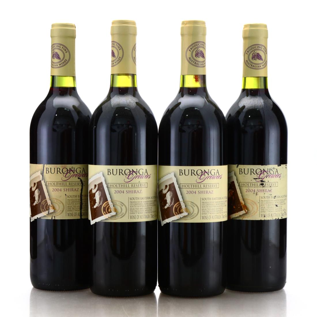 Buronga Growers Holthill Reserve Shiraz 2004 South Australia Wine ...
