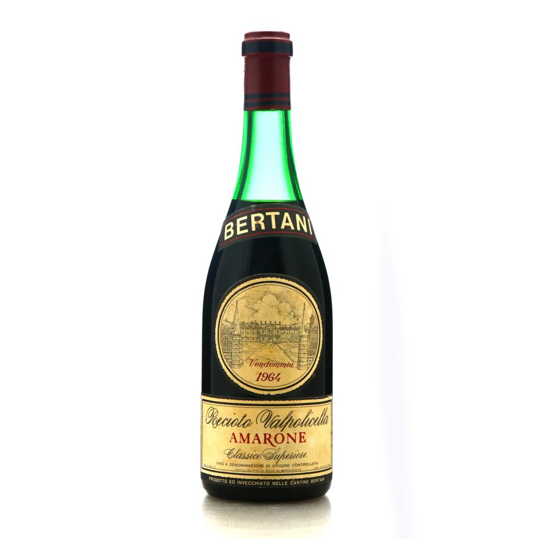 Bertani Recioto Della Valpolicella 1964 Amarone Classico Superiore Wine ...