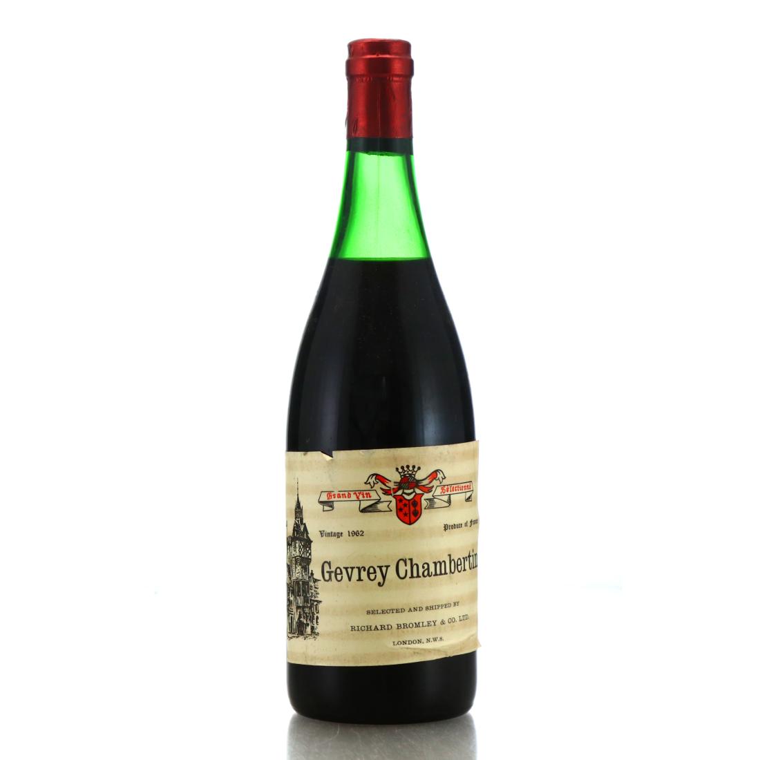 Richard Bromley 1962 Gevrey-Chambertin Wine | Wine Auctioneer