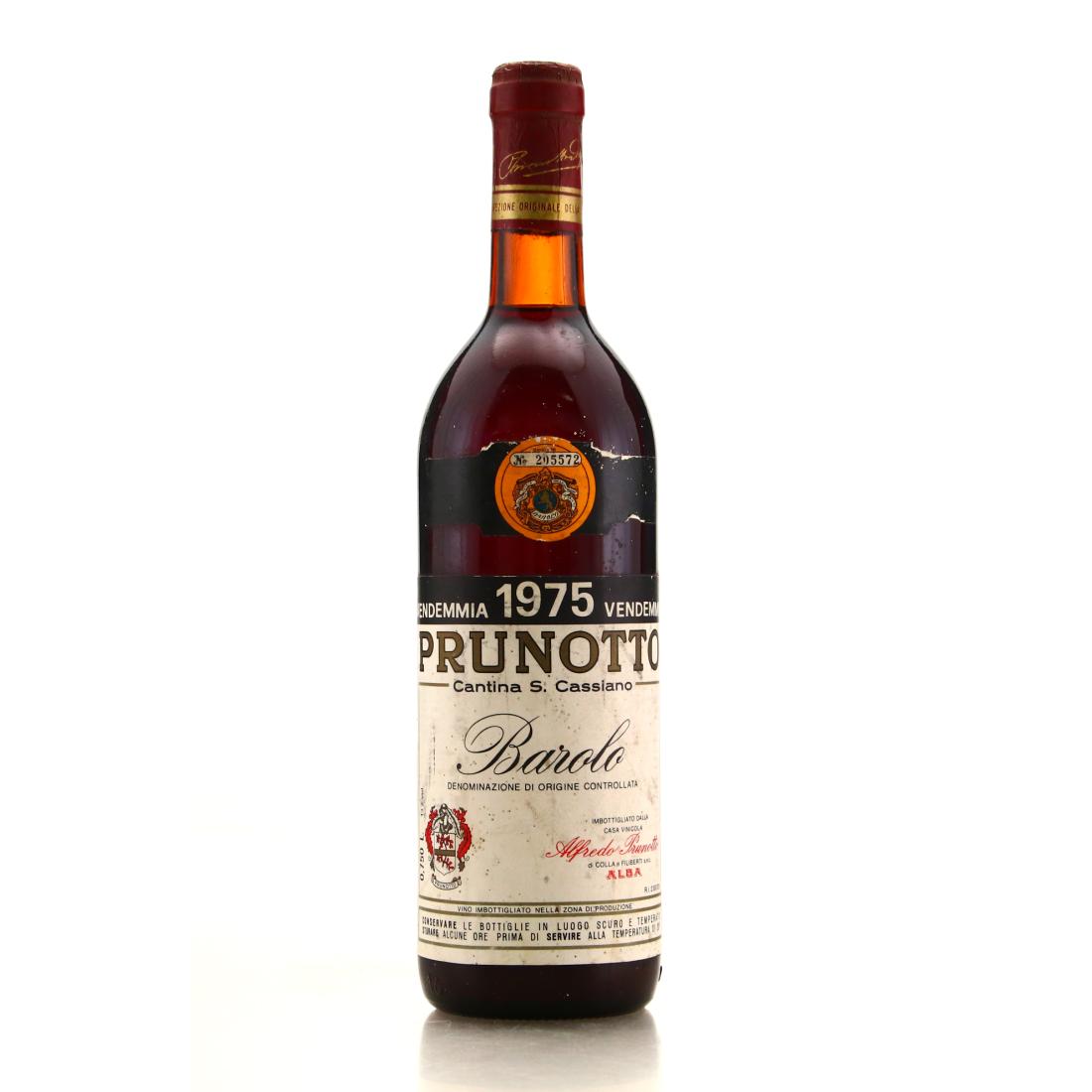 Prunotto Cantina S. Cassiano 1975 Barolo Wine | Wine Auctioneer