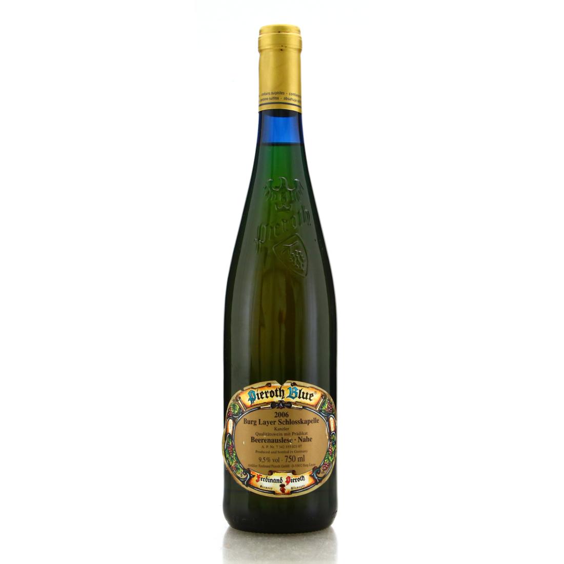 Pieroth Blue Burg Layer Schlosskapelle Auslese Riesling 2006 Nahe Wine ...