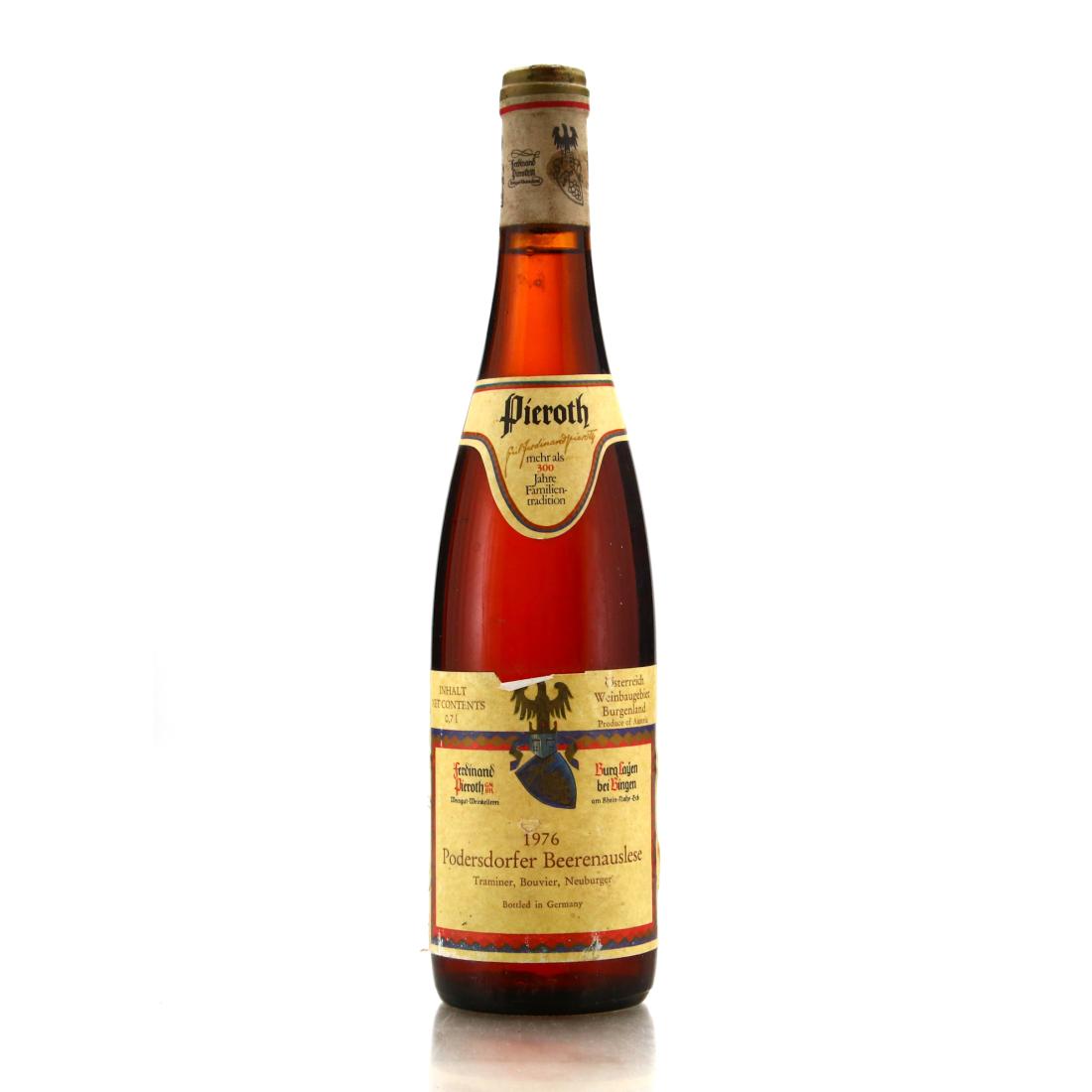 Pieroth Podersdorfer Beerenauslese 1976 Burgenland Wine | Wine Auctioneer