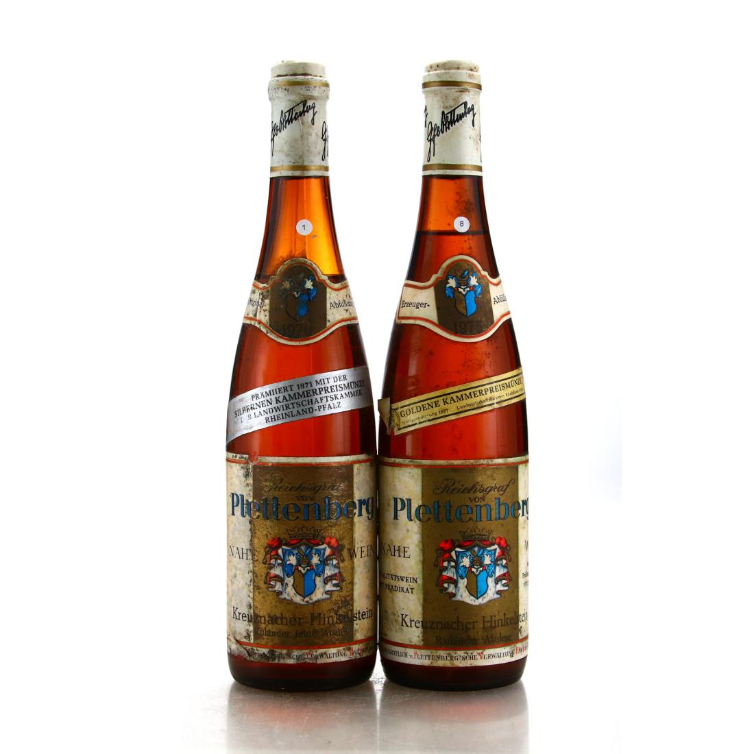 Plettenberg Kreuznacher Hinkelstein Rulander Auslese 1975 Nahe Wine ...