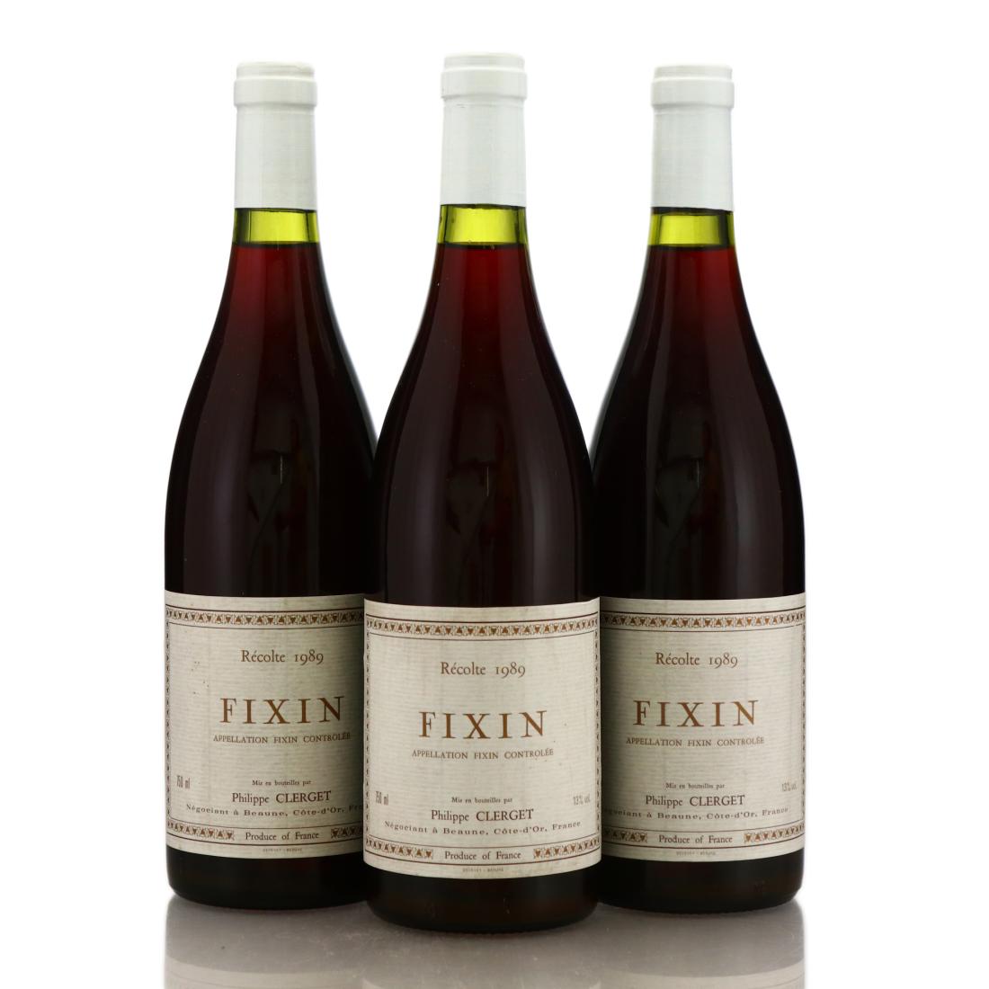 Philippe Clerget 1989 Fixin Wine | Wine Auctioneer
