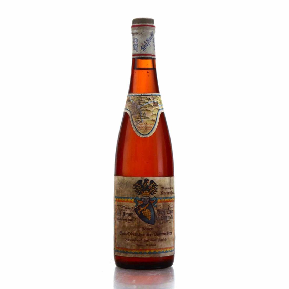 Pieroth Gau-Odernheimer Hummelberg Riesling-Sylvaner Auslese 1966 ...