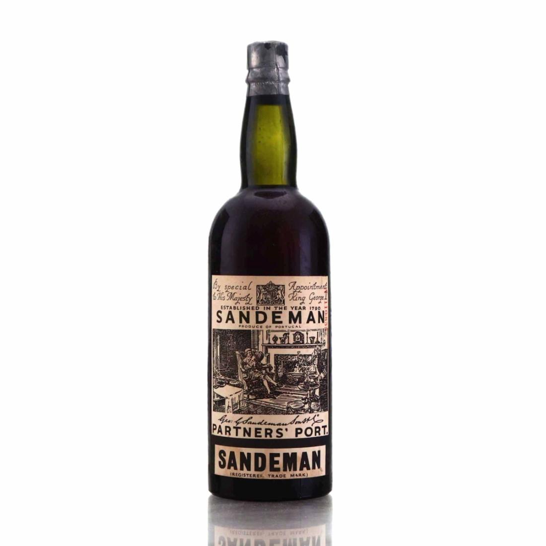 Sandeman Partners Port circa 1930s Wine | Wine Auctioneer