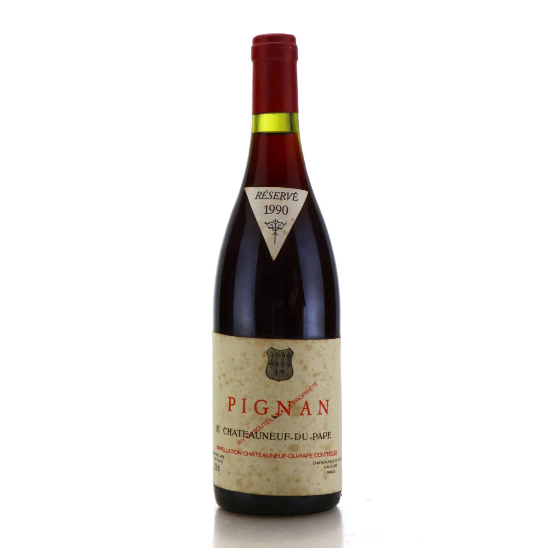Ch. Rayas Pignan Reserve 1990 Chateauneuf-du-Pape Wine | Wine Auctioneer