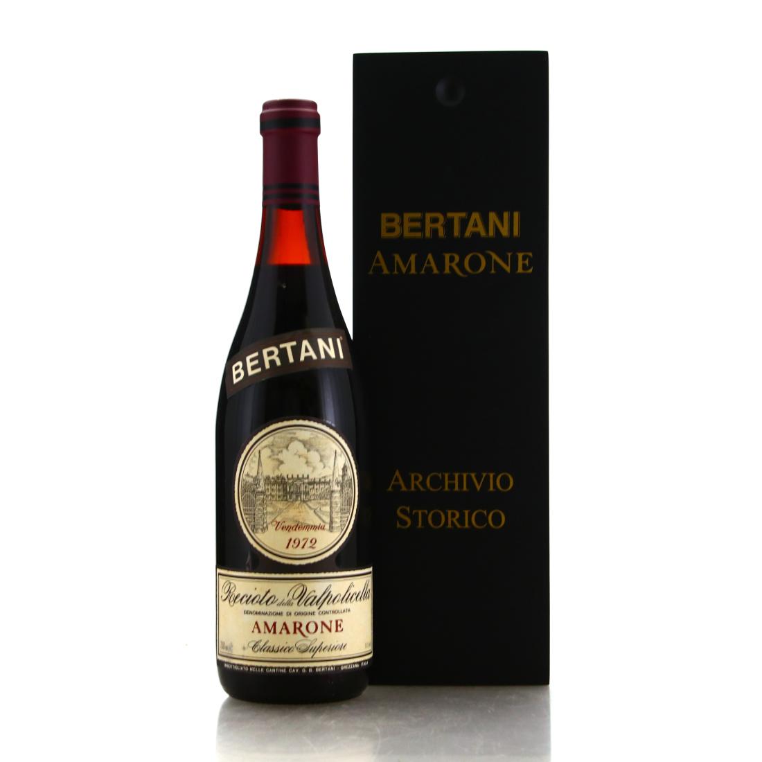 Bertani 1972 Recioto Della Valpolicella Classico Superiore Wine | Wine ...
