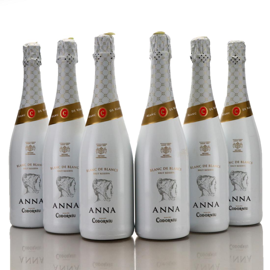 Codorniu Anna de Codorniu Blanc-De-Blancs Brut Reserva NV Cava Wine ...