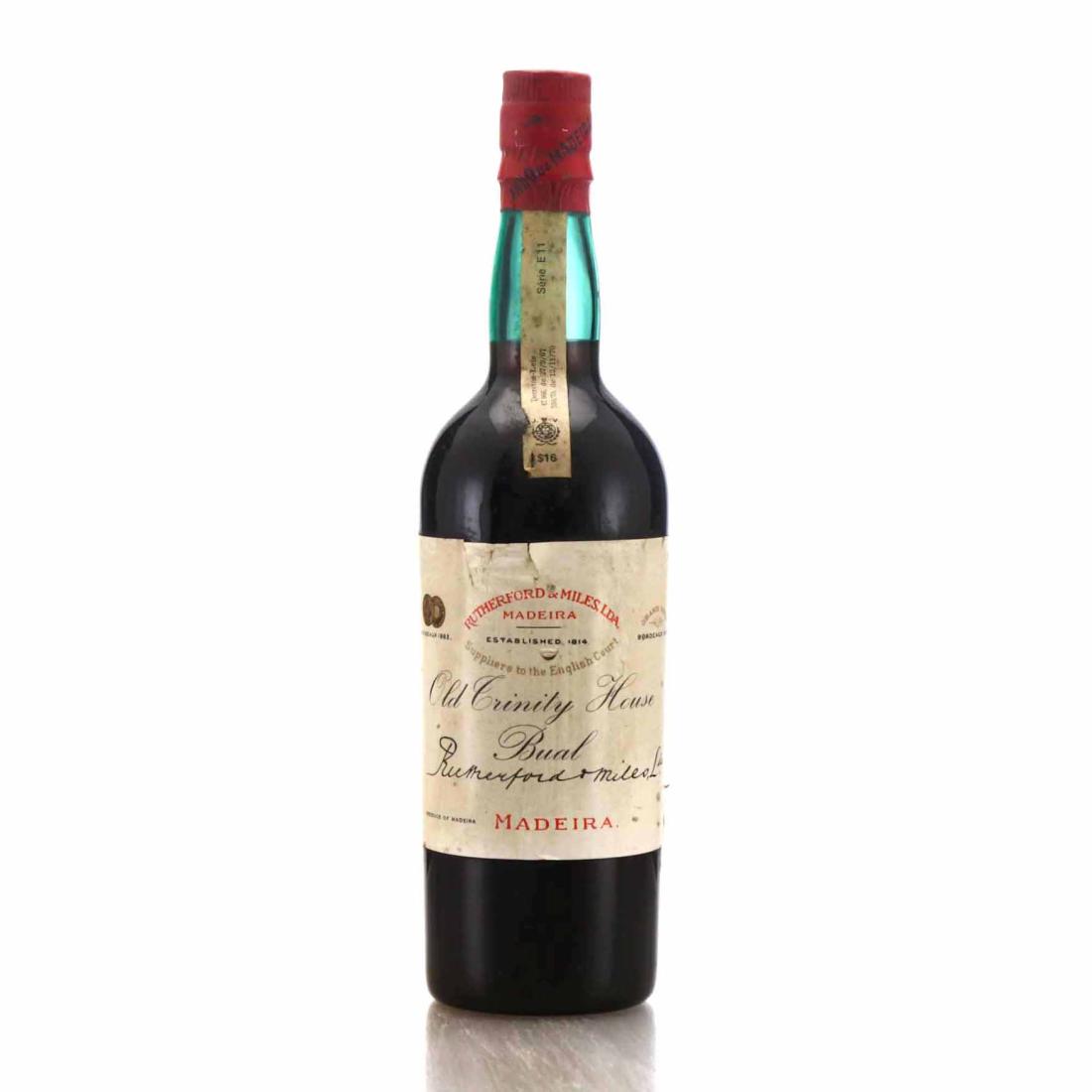 Rutherford and Miles Old Trinity House Bual NV Madeira circa 1960-70s ...