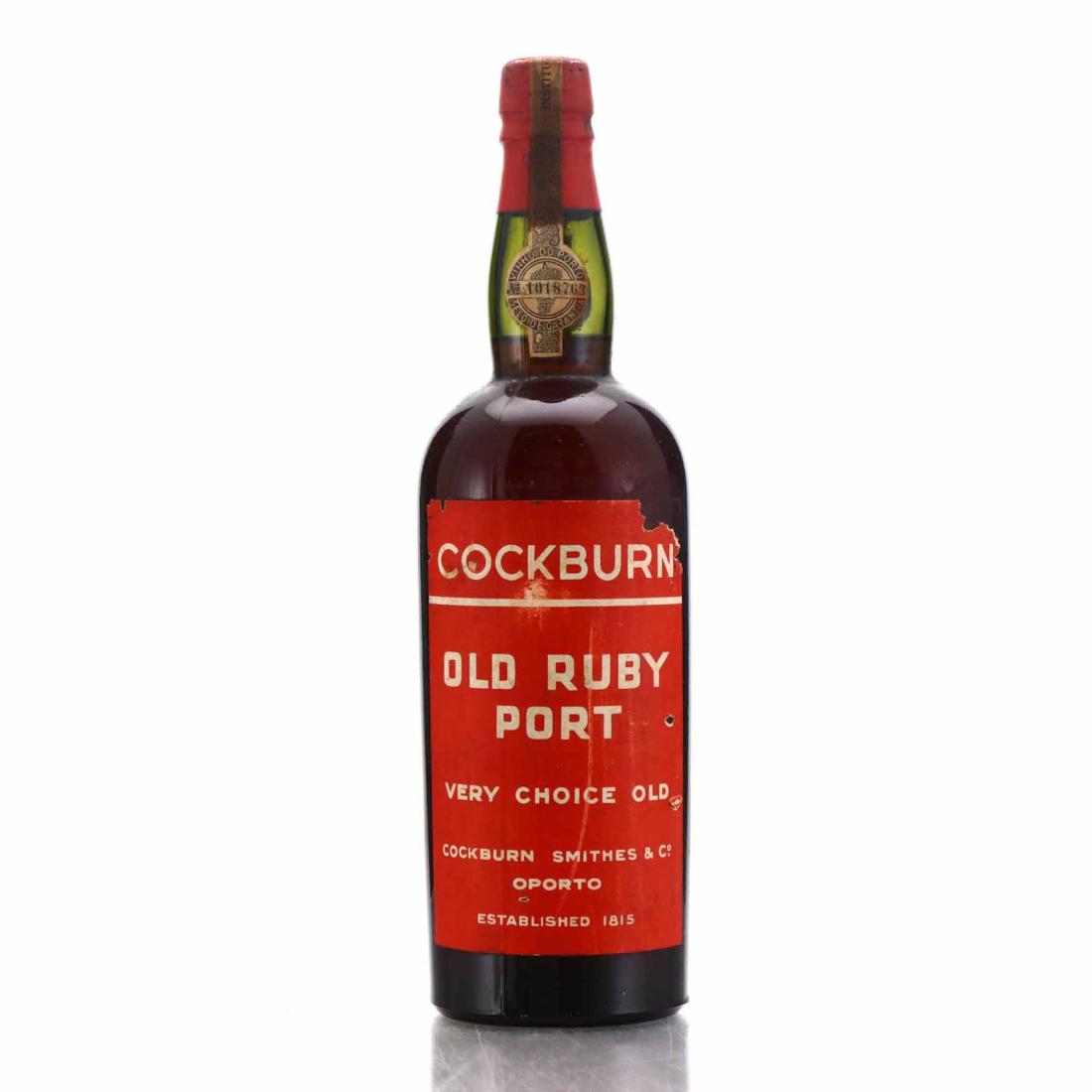Cockburn's Very Choice Old Ruby Port circa 1960s Wine | Wine Auctioneer