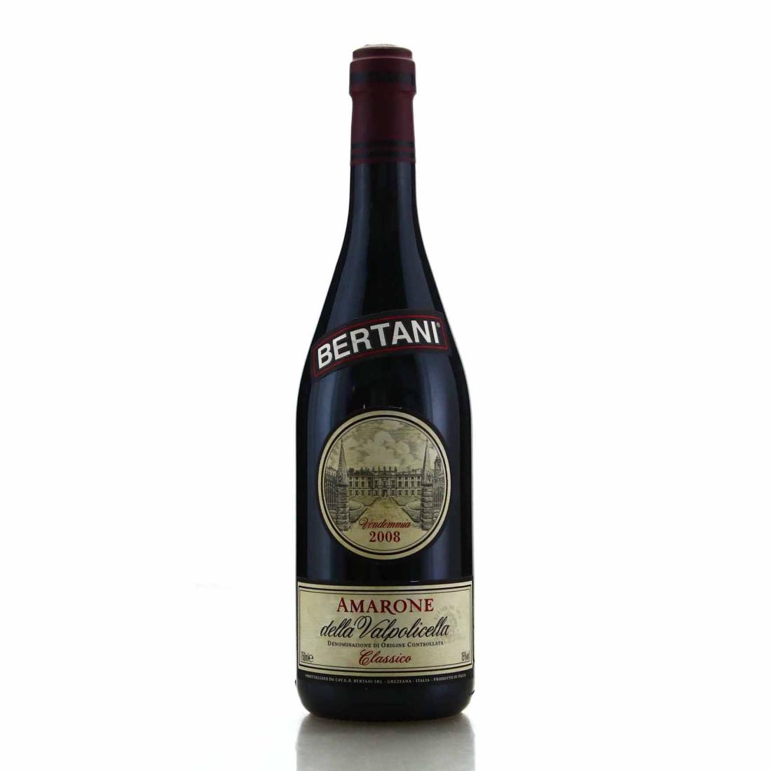 Bertani 2008 Amarone Della Valpolicella Classico Wine | Wine Auctioneer