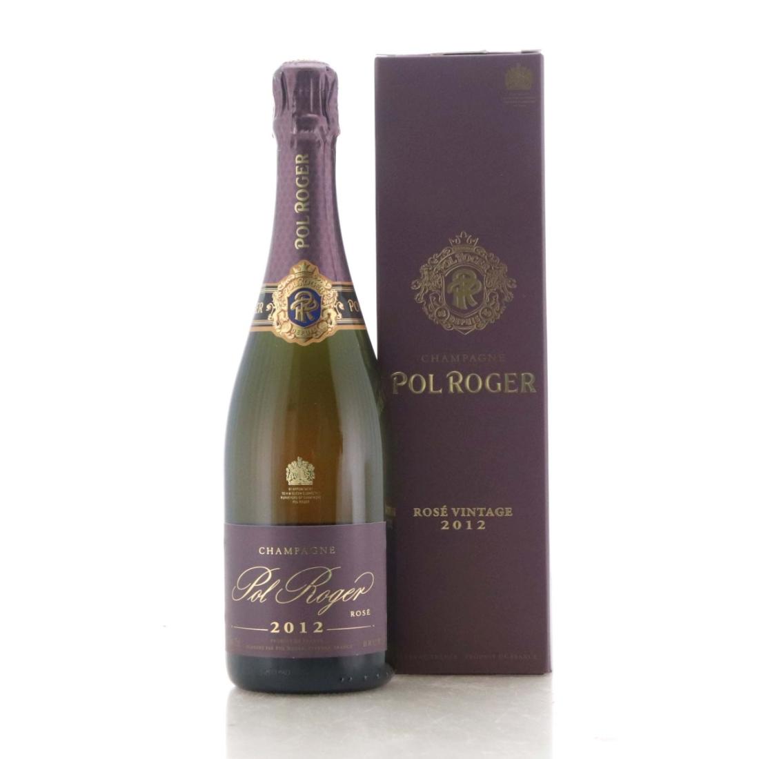 Pol Roger Rosé 2012 Vintage Champagne Wine | Wine Auctioneer