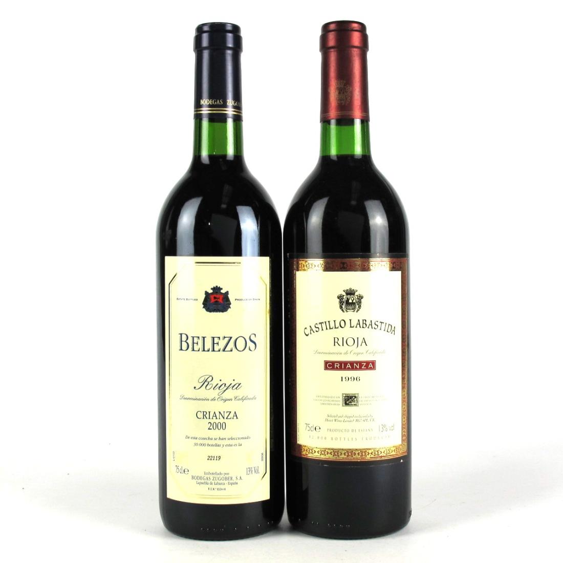 Castillo Labastida 1996 & Belezos 2000 Rioja Crianza Wine | Wine Auctioneer