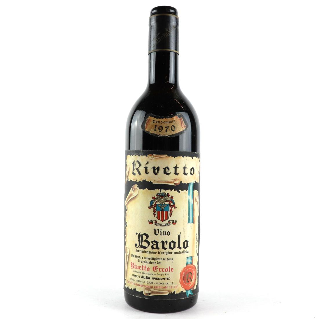 Rivetto 1970 Barolo Wine | Wine Auctioneer
