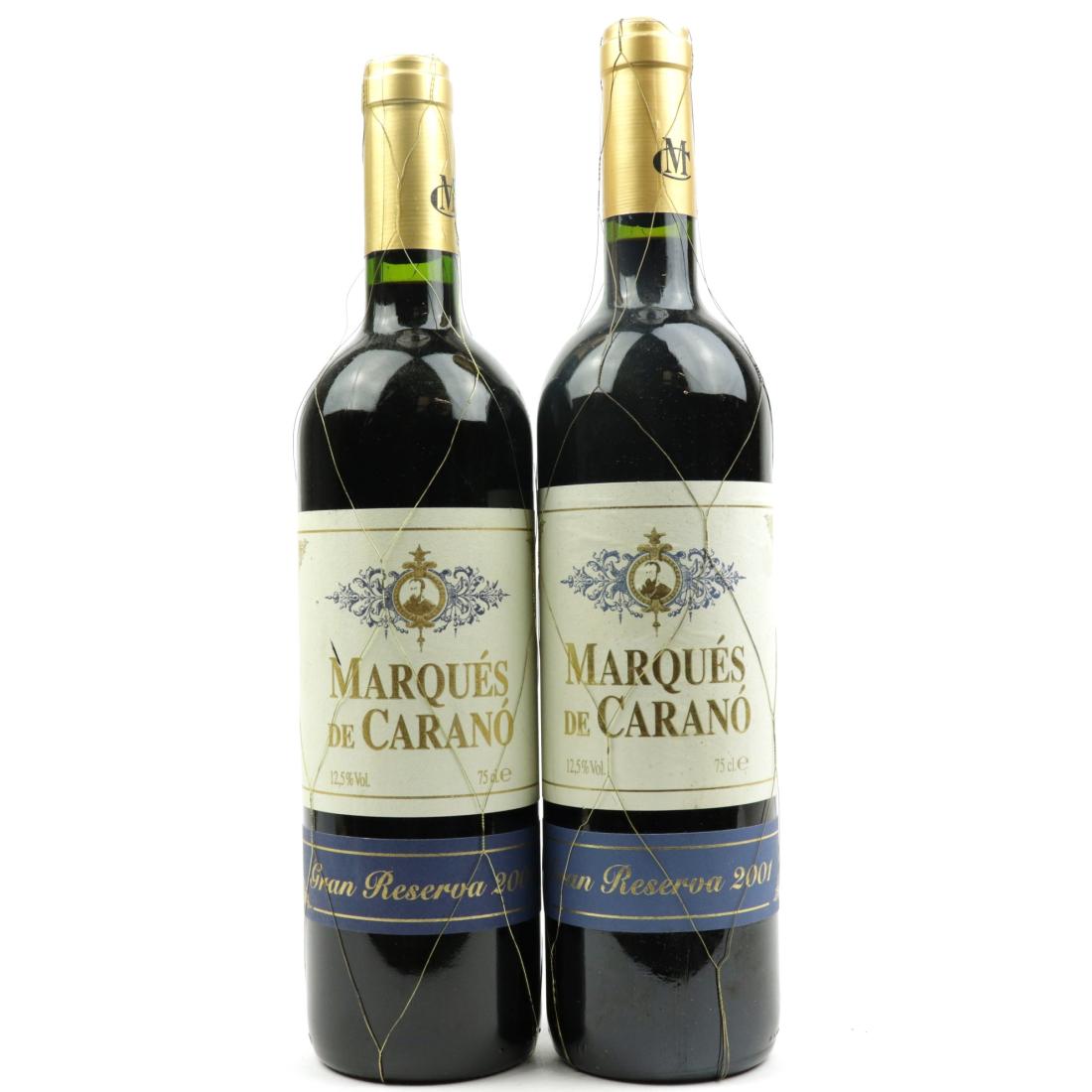Marques De Carano 2001 & 2004 Cariñena Gran Reserva Wine | Wine Auctioneer
