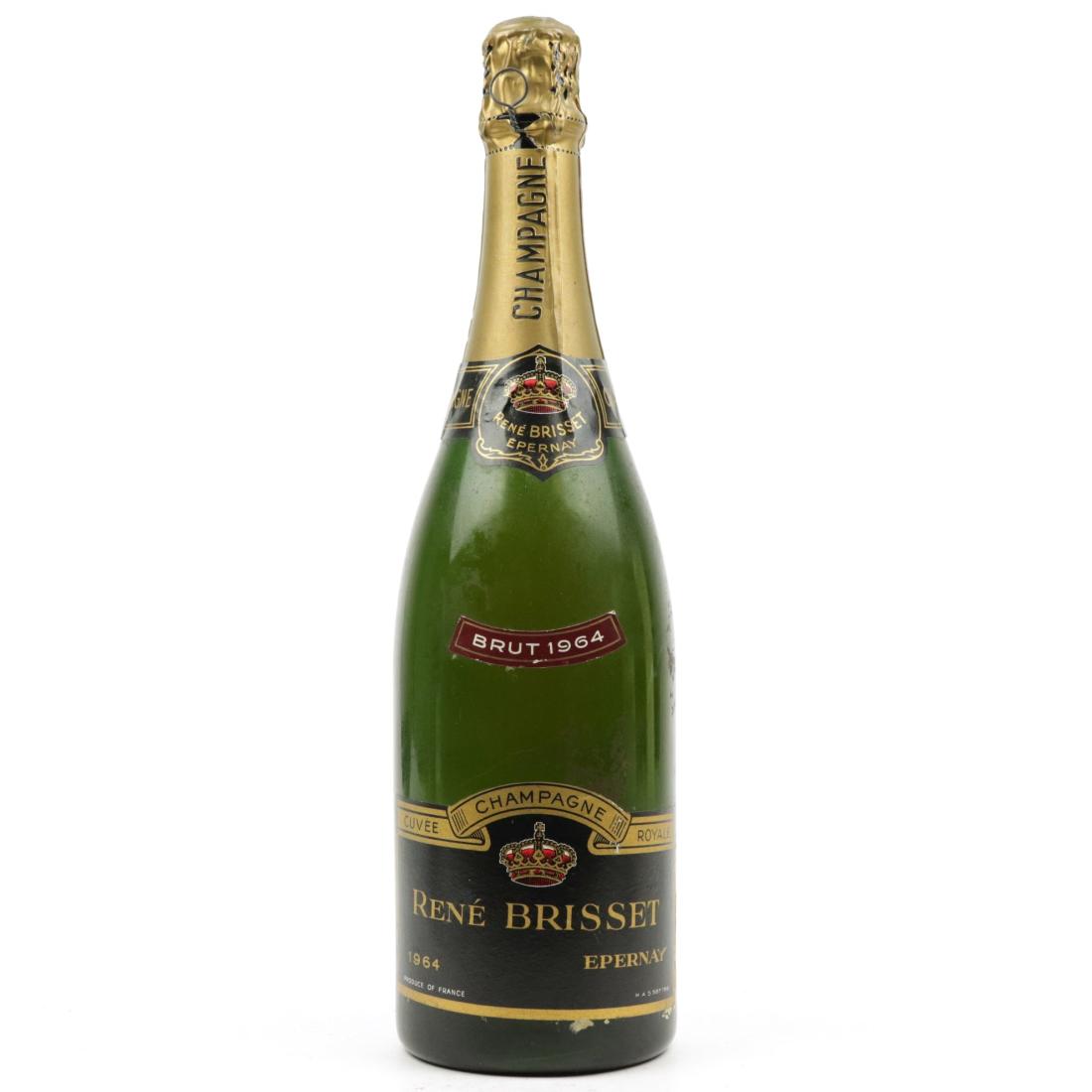 Rene Brisset Brut 1964 Vintage Champagne Wine | Wine Auctioneer