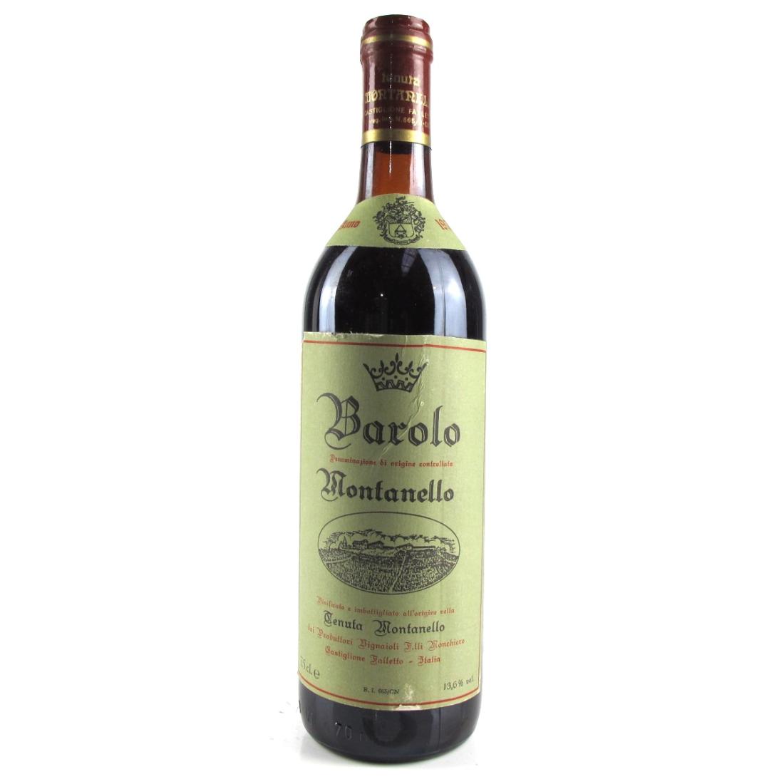 Montanello 1978 Barolo Wine | Wine Auctioneer