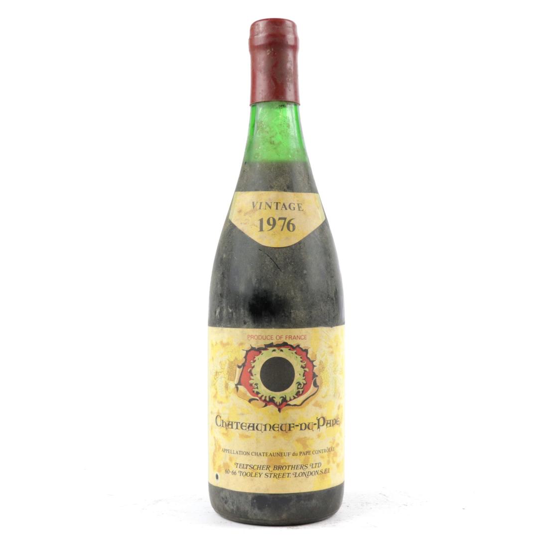 Teltscher Brothers 1976 Chateauneuf-Du-Pape Wine | Wine Auctioneer
