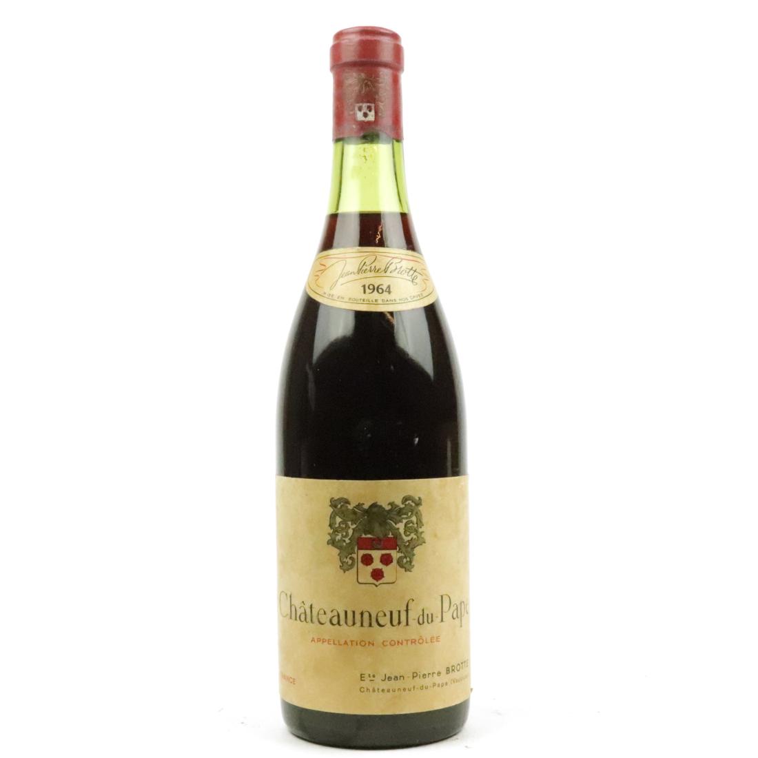 J.P.Brotte 1964 Chateauneuf-Du-Pape Wine | Wine Auctioneer