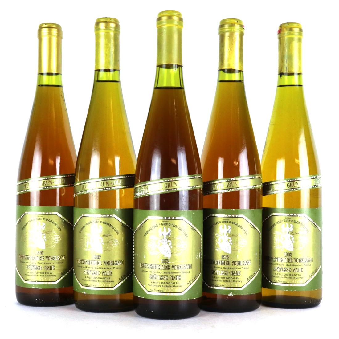 Pieroth Bretzenheimer Vogelsang Silvaner-Riesling Spatlese 1992 Nahe ...