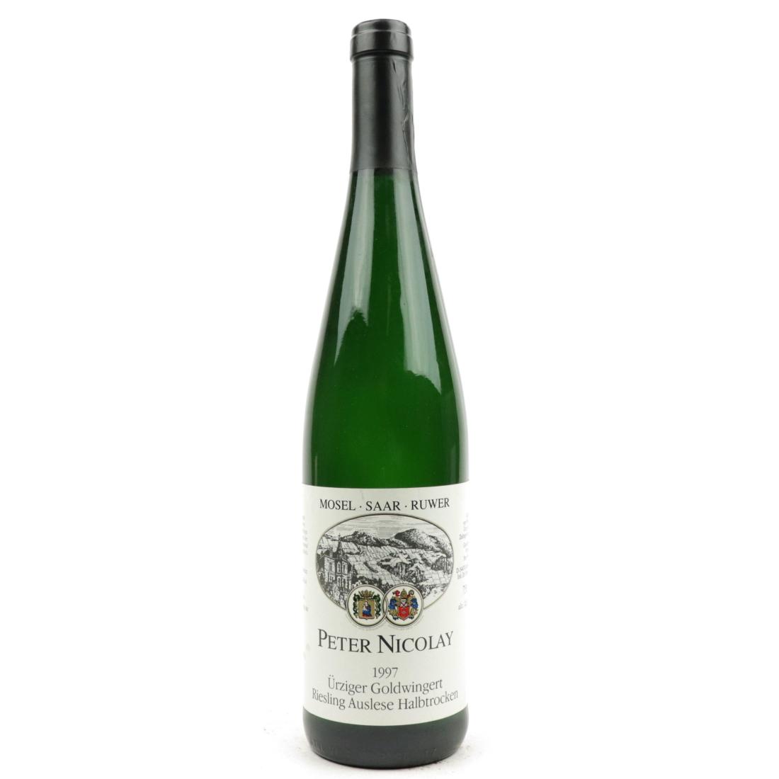 P.Nicolay Urziger Goldwingert Riesling Auslese Halbtrocken 1997 Mosel ...