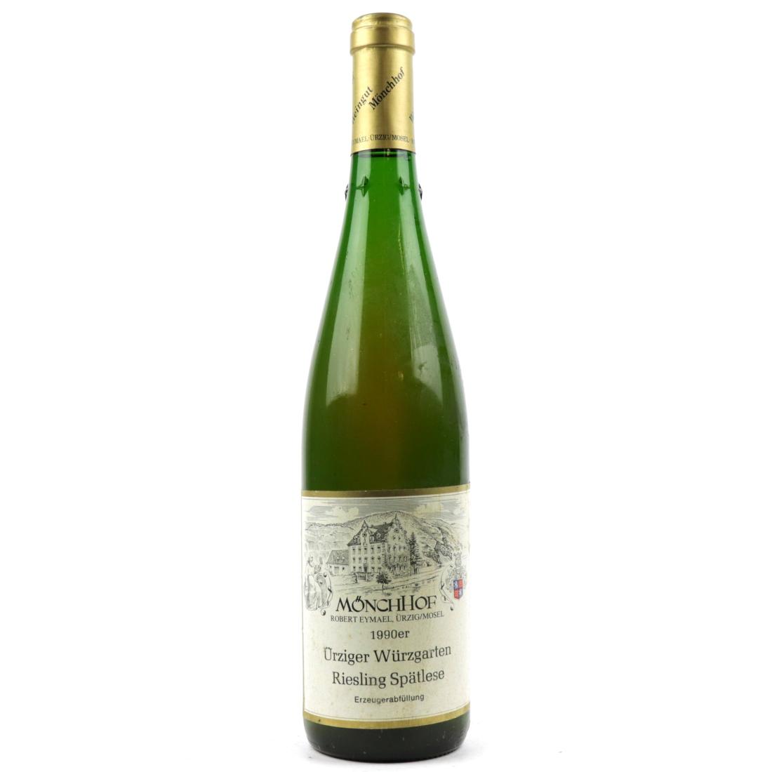 Monchhof Urziger Wurzgarten Riesling Spatlese 1990 Mosel Wine | Wine ...