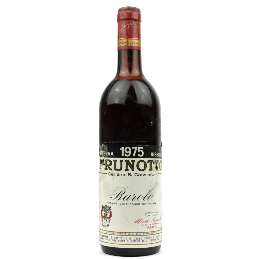 Prunotto 1975 Barolo Riserva Wine | Wine Auctioneer