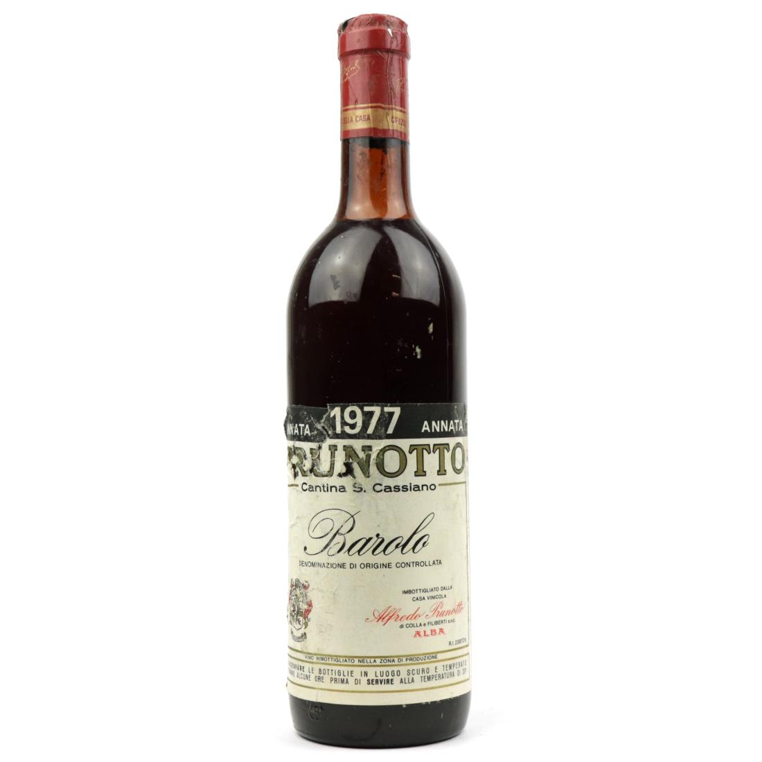 Prunotto 1977 Barolo Wine | Wine Auctioneer