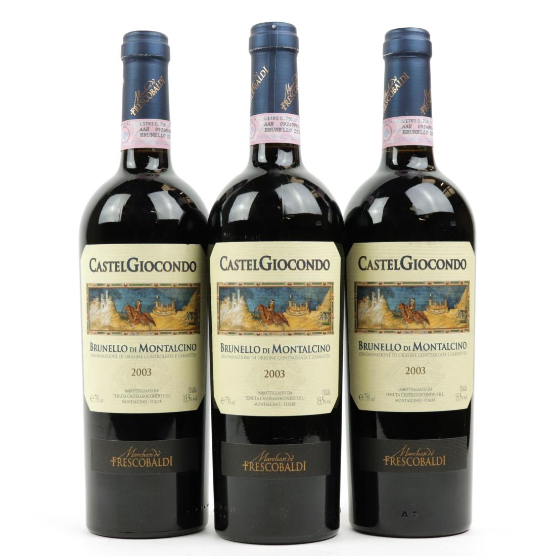Frescobaldi CastelGiocondo 2003 Brunello di Montalcino Wine | Wine ...